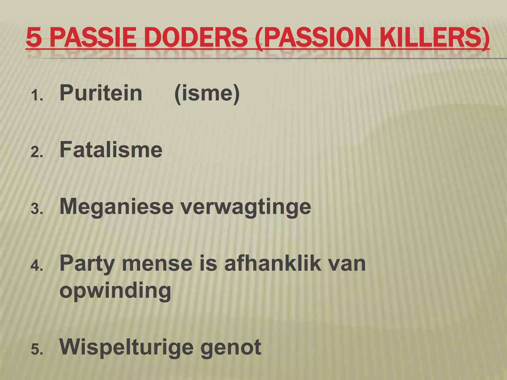 Passievolle chritenskap past. allen 22 des 2013 | PPTX