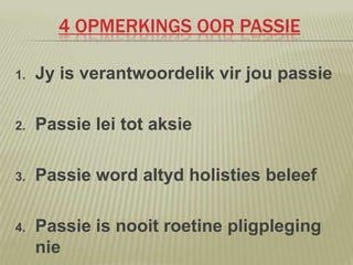 Passievolle chritenskap past. allen 22 des 2013 | PPT