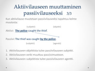 Passiivi | PPTX