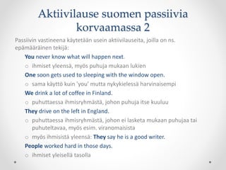 Passiivi | PPTX