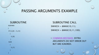 Passing Arguments | PPTX