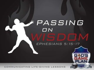 Passing on Wisdom David Salisbury | PPT