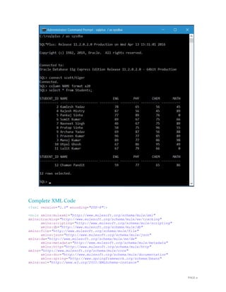 Passing java arrays in oracle stored procedure from mule esb flow | PDF | Databases | Computer ...