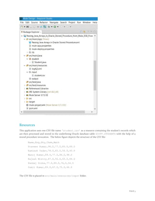 Passing java arrays in oracle stored procedure from mule esb flow | PDF | Databases | Computer ...