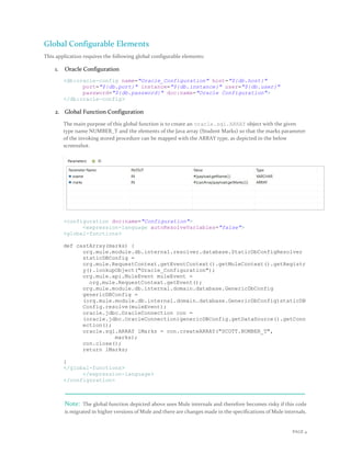Passing java arrays in oracle stored procedure from mule esb flow | PDF | Databases | Computer ...