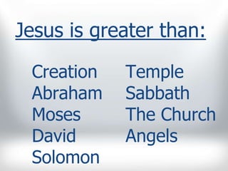 Passing the Torch Sermon: Jesus | PPTX