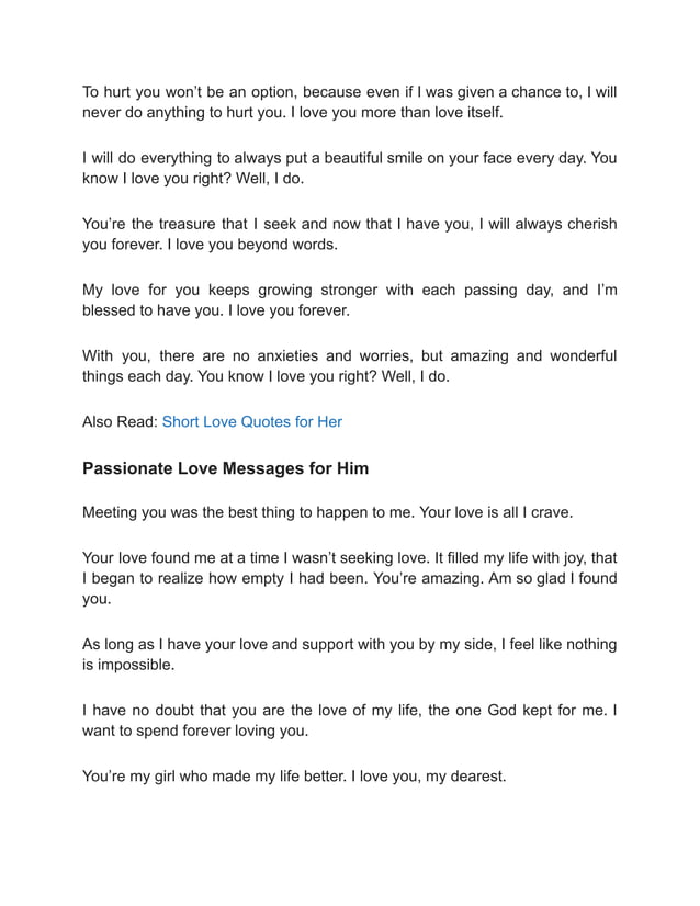 Passionate Love Quotes and Messages.pdf