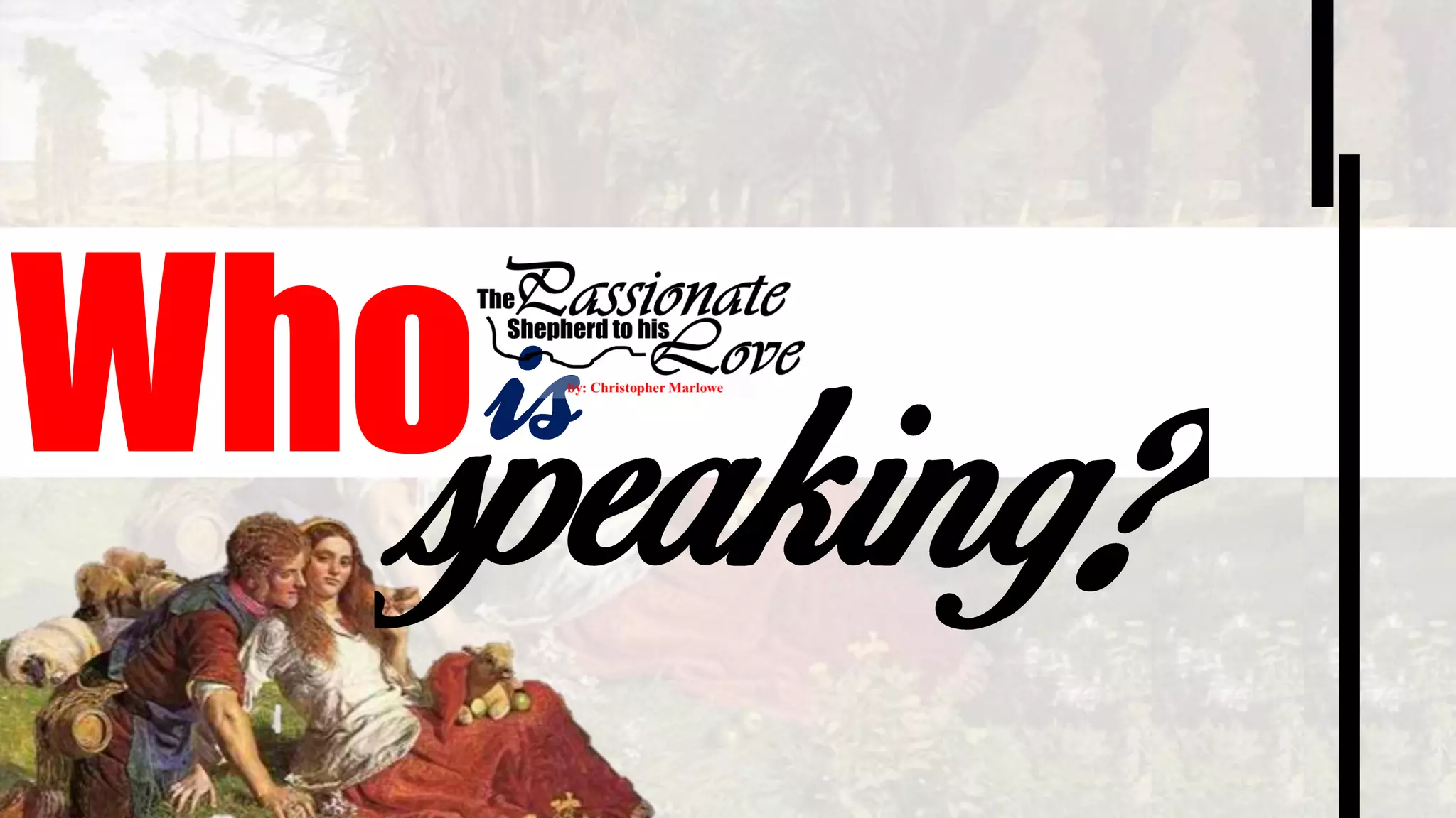 Passionate Shepherd to his Love | PDF