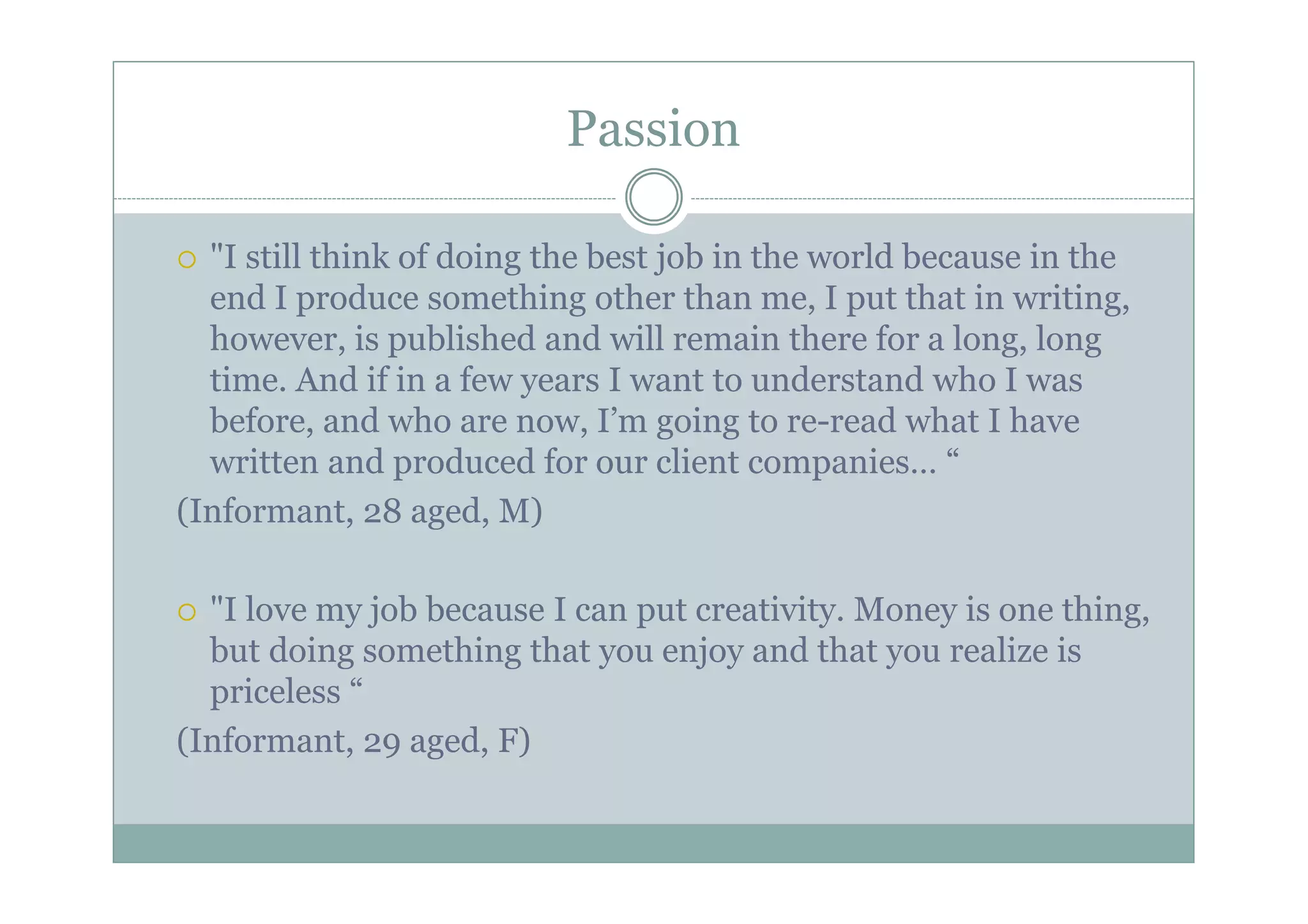 Passionate work presentation ERQ Giu 14 | PPT