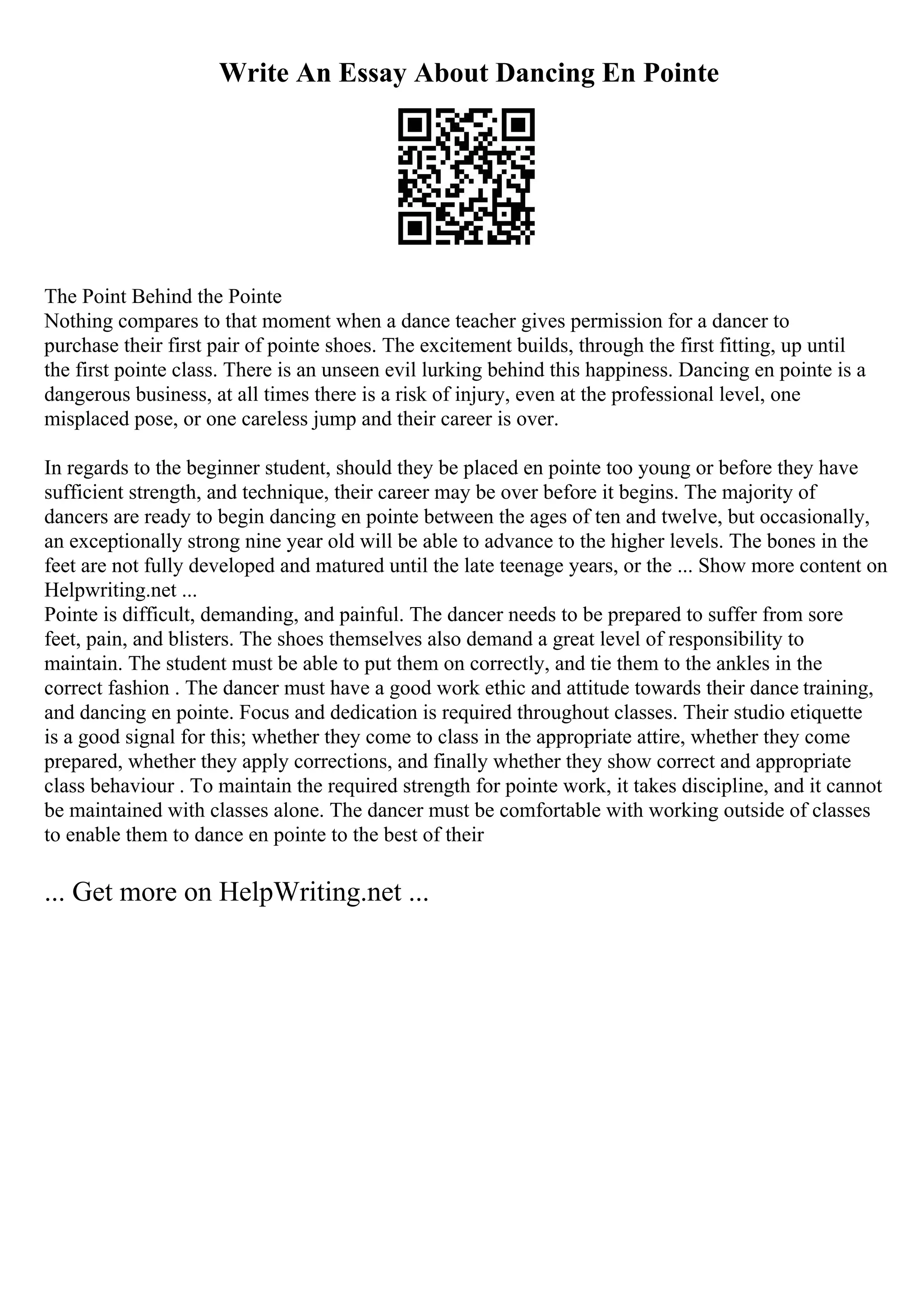 Passion Essay Example | PDF