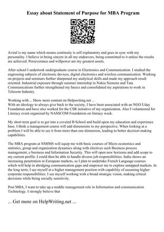 Passion Essay Example | PDF