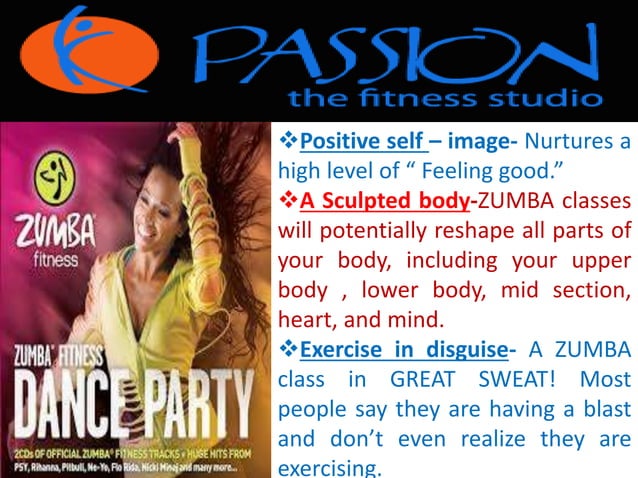 ZUMBA Passion-the fitness studio | PPTX