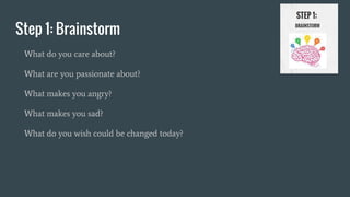 Passion project framework | PPT