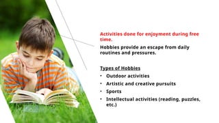 Passions in Play: Exploring the Joys of Hobbies | PPTX