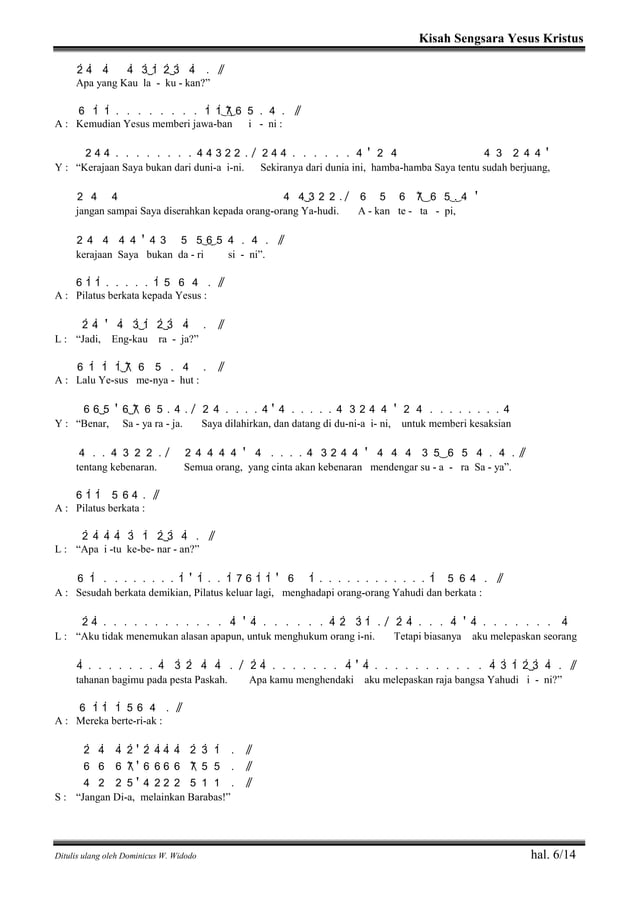 Passio Sederhana | PDF