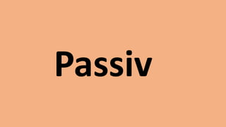 The passive voice in German | PPT