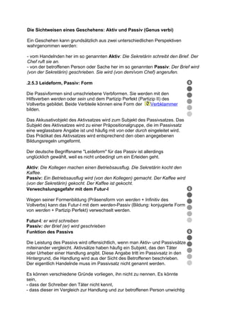 Das passiv German language grammatical.doc