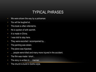English Grammar. Passive Voice | PPTX