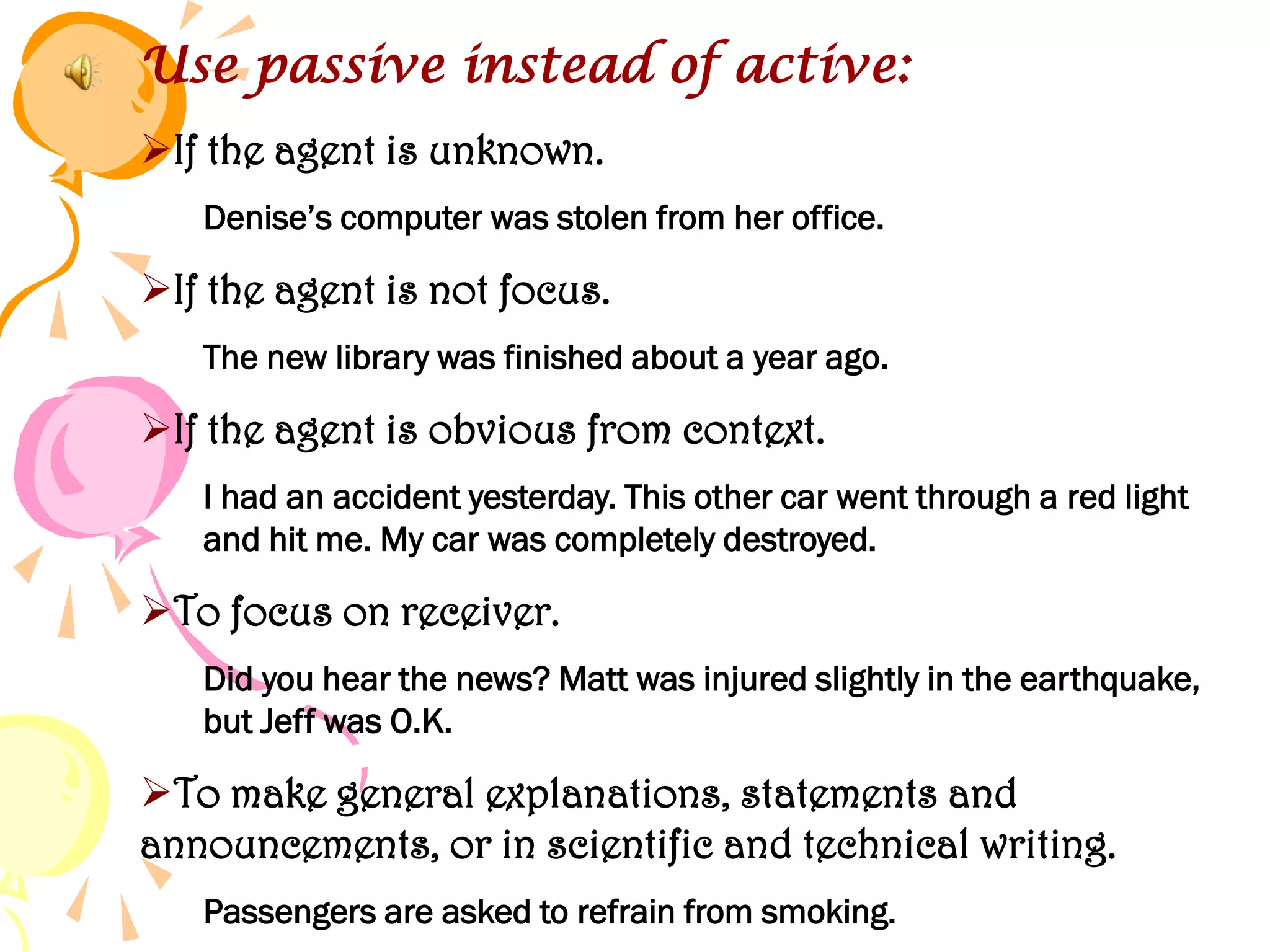Passive explanation | PPT | Automotive