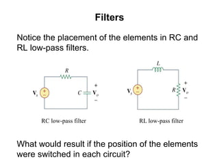 Passive filters | PPTX