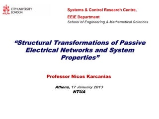 Passive network-redesign-ntua | PPT