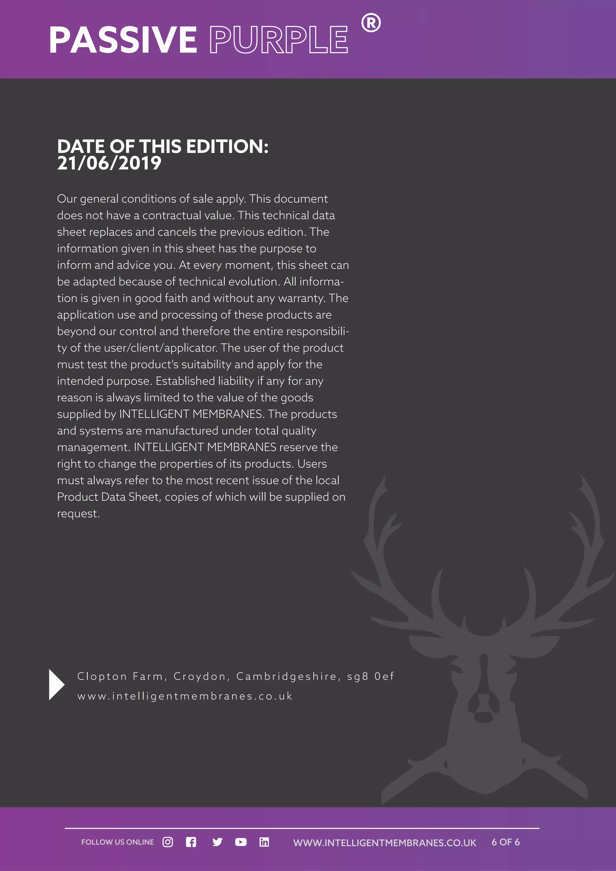 Passive purple-product-sheet | PDF