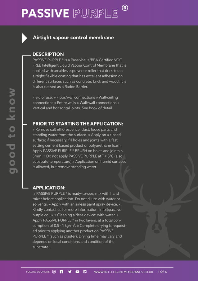 Passive purple-product-sheet | PDF