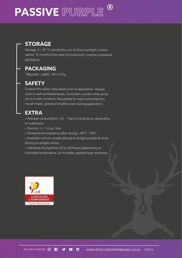 Passive purple-product-sheet | PDF