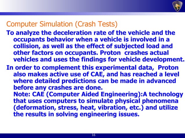 Passive Restraint Web | PPT