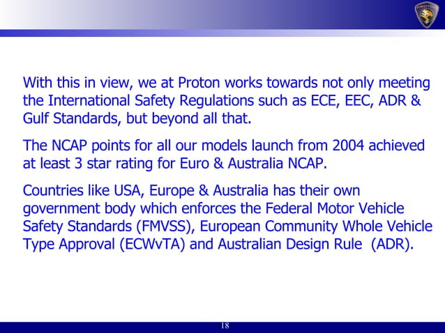 Passive Restraint Web | PPT