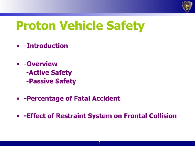 Passive Restraint Web | PPT