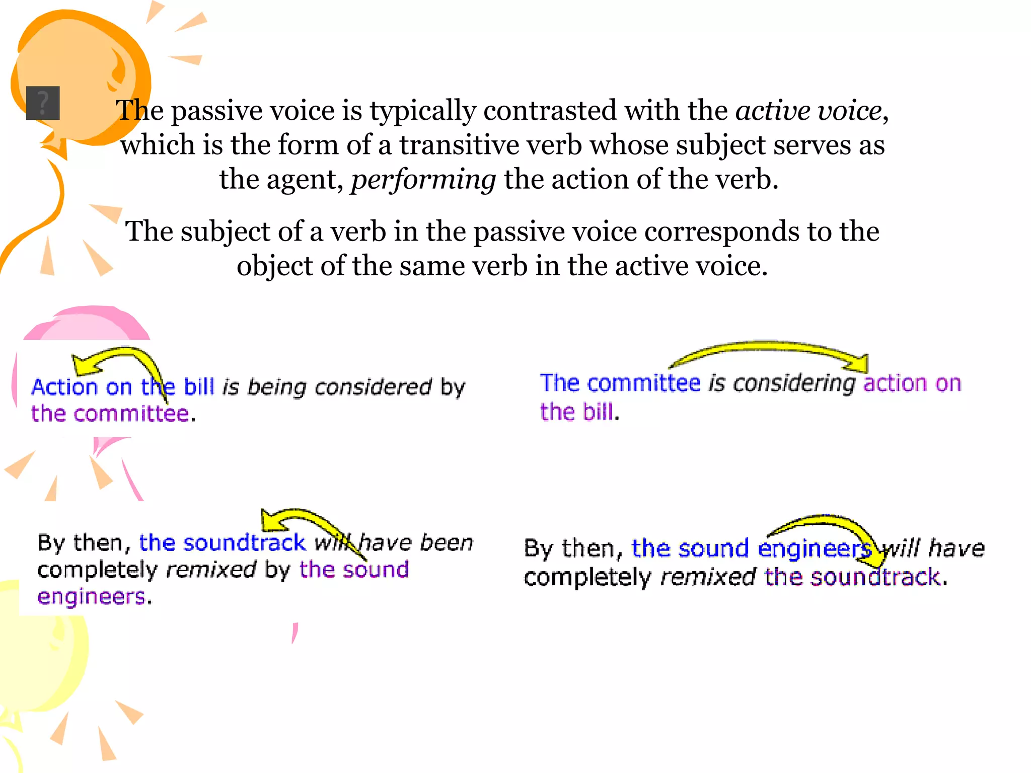 Passive Verbs Presentation | PPT | Automotive