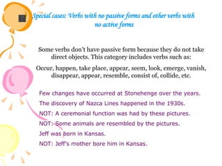 Passive Verbs Presentation | PPT