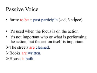 Passive voice | PPT