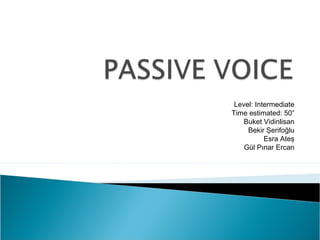 Passive voice | PPT
