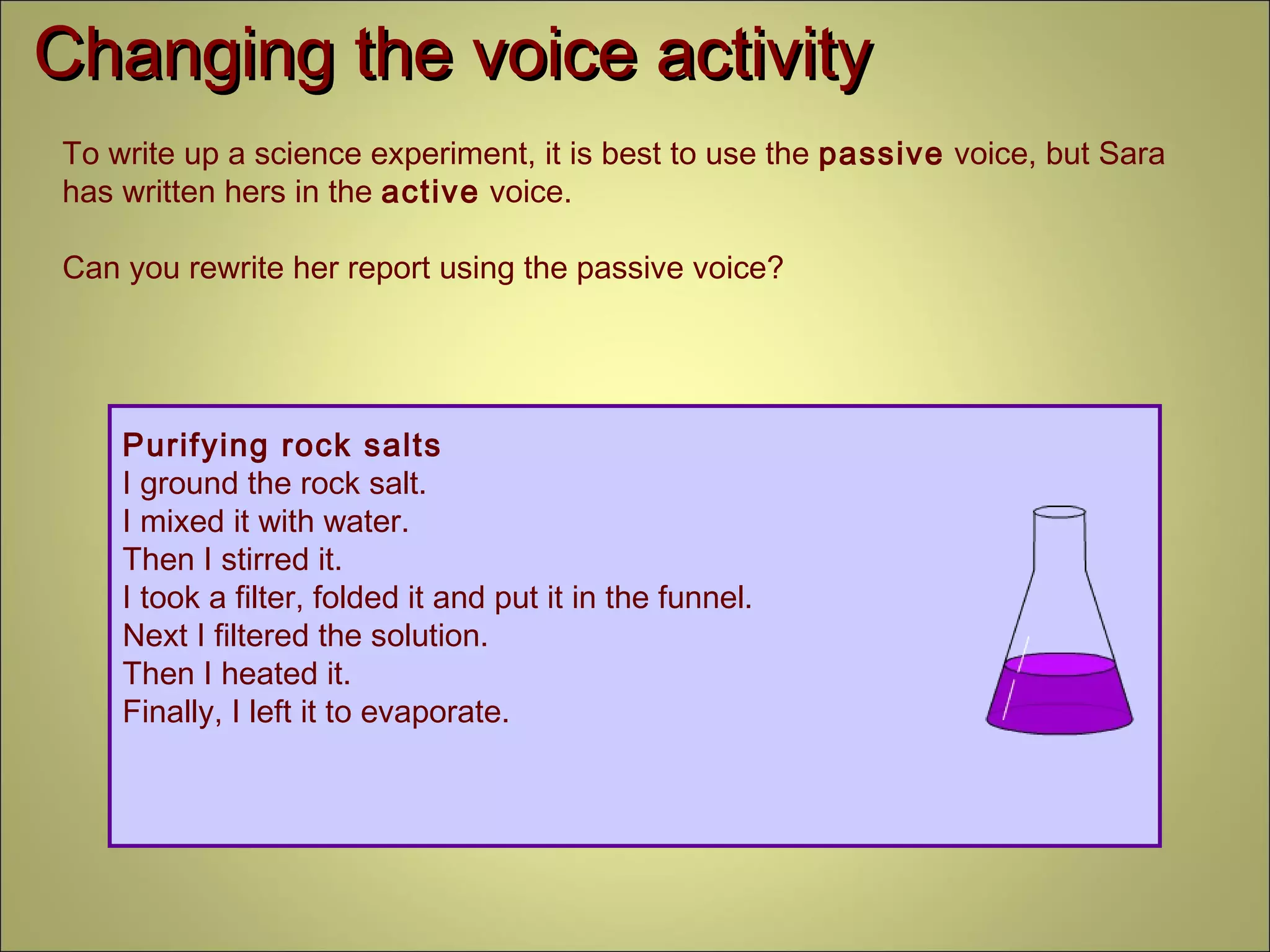 Passive voice | PPT