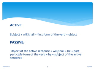 Passive voice-future | PPTX