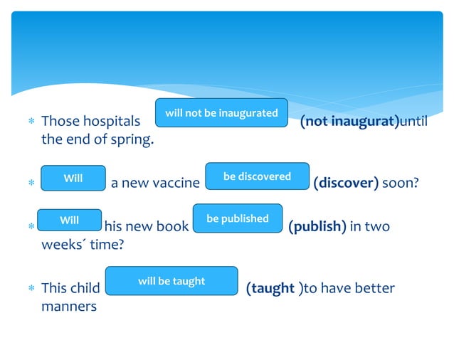 Passive voice-future | PPT
