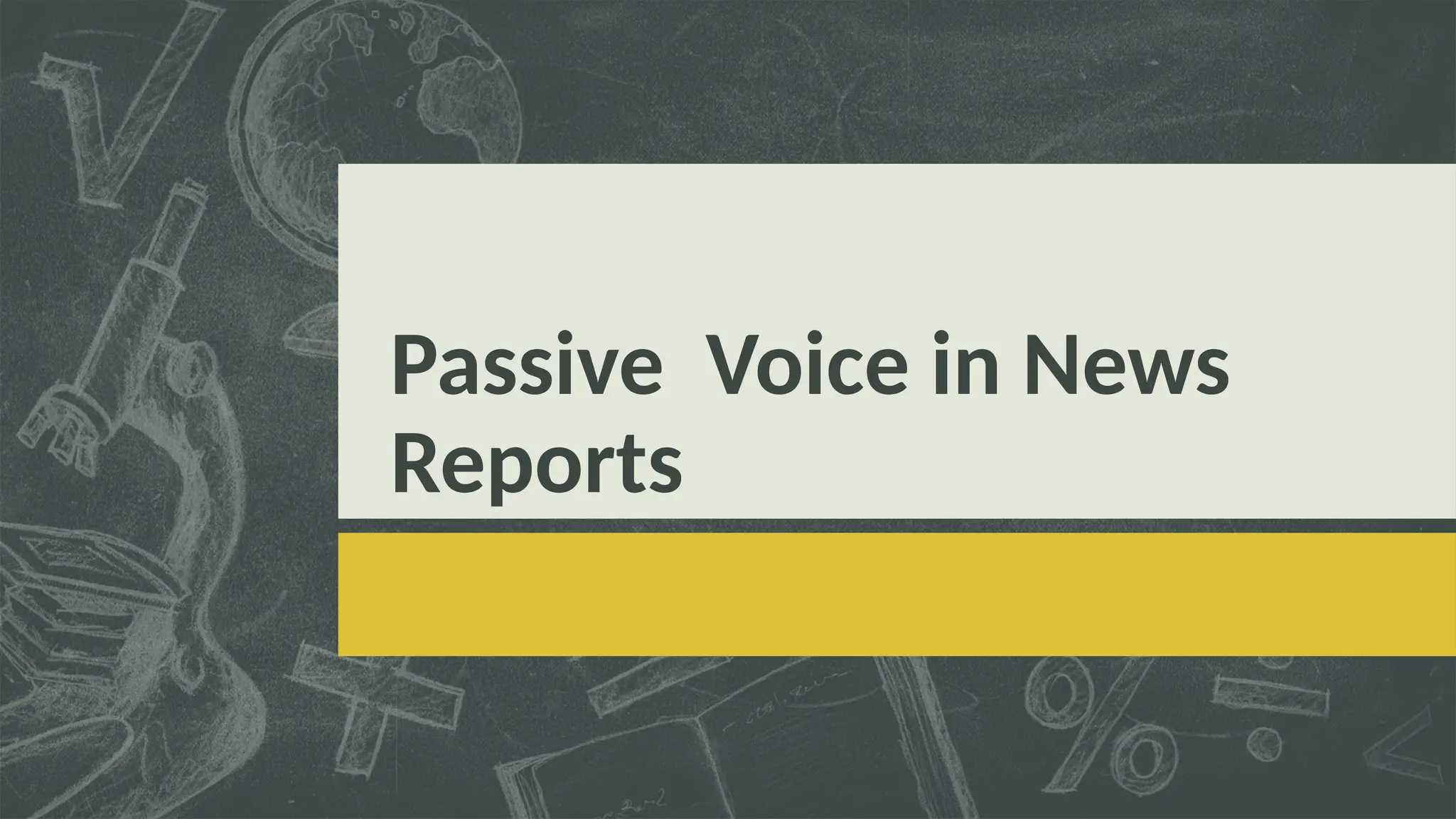 Passive-Voice-in-News-Reports, english homework | PPTX