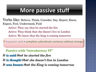 Passive Voice. Intermediate (Odp) | ODP