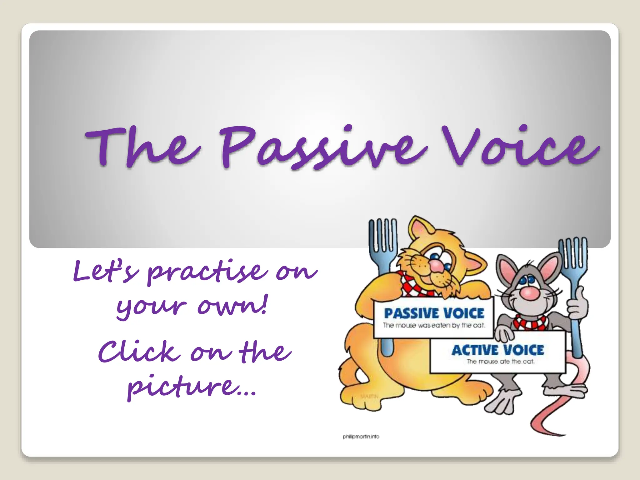 passive-voice_49247.ppt a presentation about passive voice | PPT