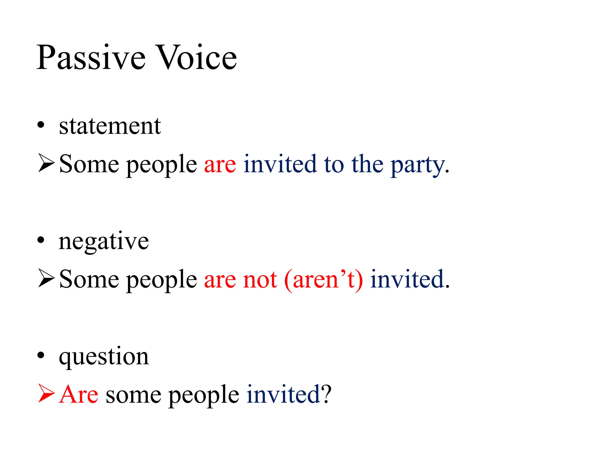 passive-voice powerpoint presentation present and past | PPT