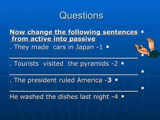 Passive 1 | PPT