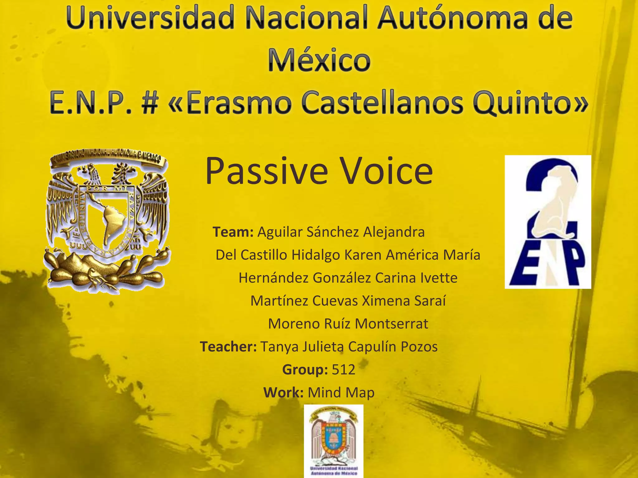 Passive voice-Mind Map512 | PPTX