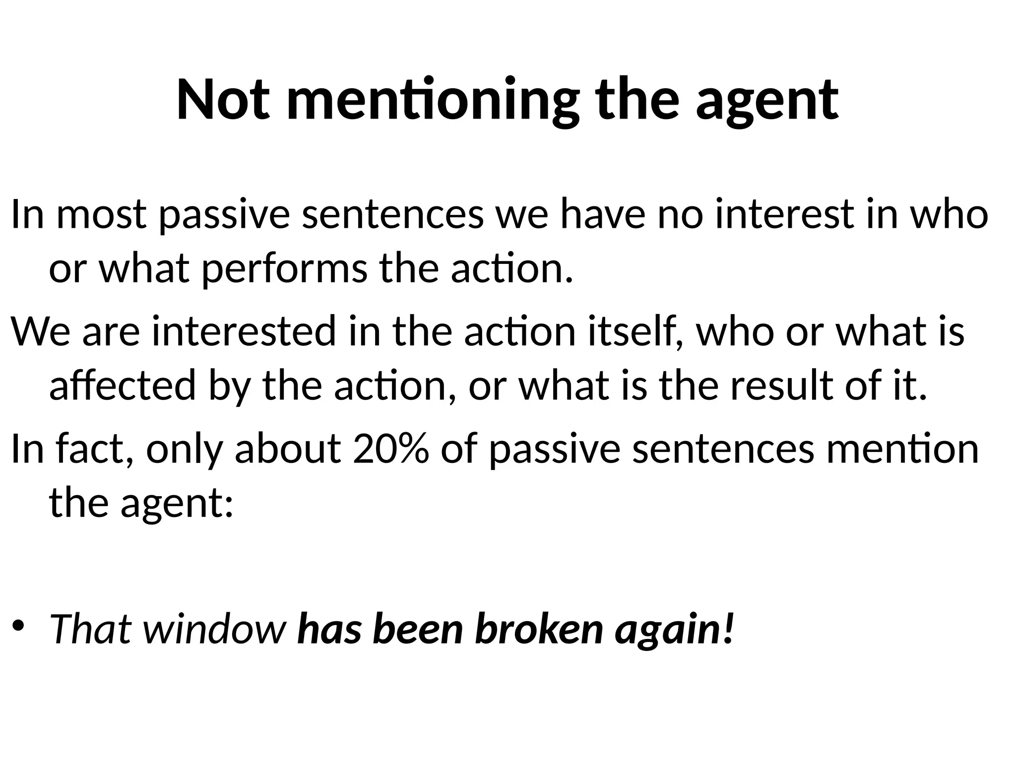 PASSIVE FORM OVERVIEW WITH EXAMPLES AND EXERCISES | PPTX