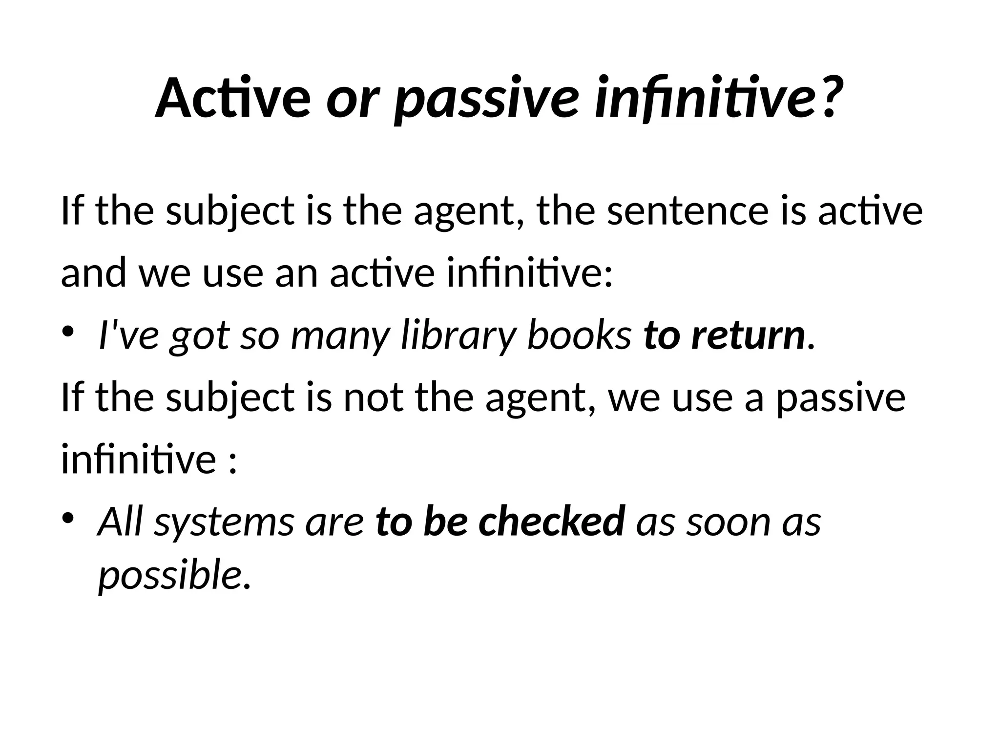PASSIVE FORM OVERVIEW WITH EXAMPLES AND EXERCISES | PPTX