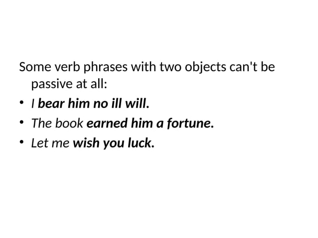 PASSIVE FORM OVERVIEW WITH EXAMPLES AND EXERCISES | PPTX | Resume ...