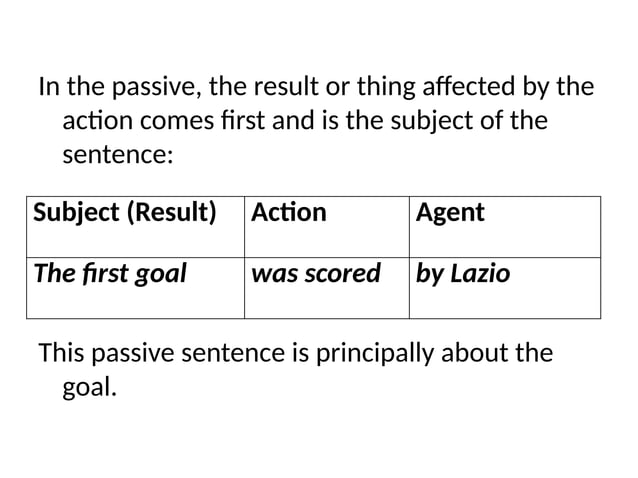 PASSIVE FORM OVERVIEW WITH EXAMPLES AND EXERCISES | PPTX | Resume ...
