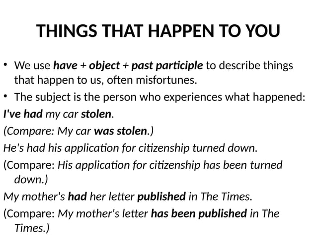 PASSIVE FORM OVERVIEW WITH EXAMPLES AND EXERCISES | PPTX | Resume ...