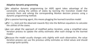 PASSIVE AND ACTIVE REINFORCEMENT LEARNING | PDF